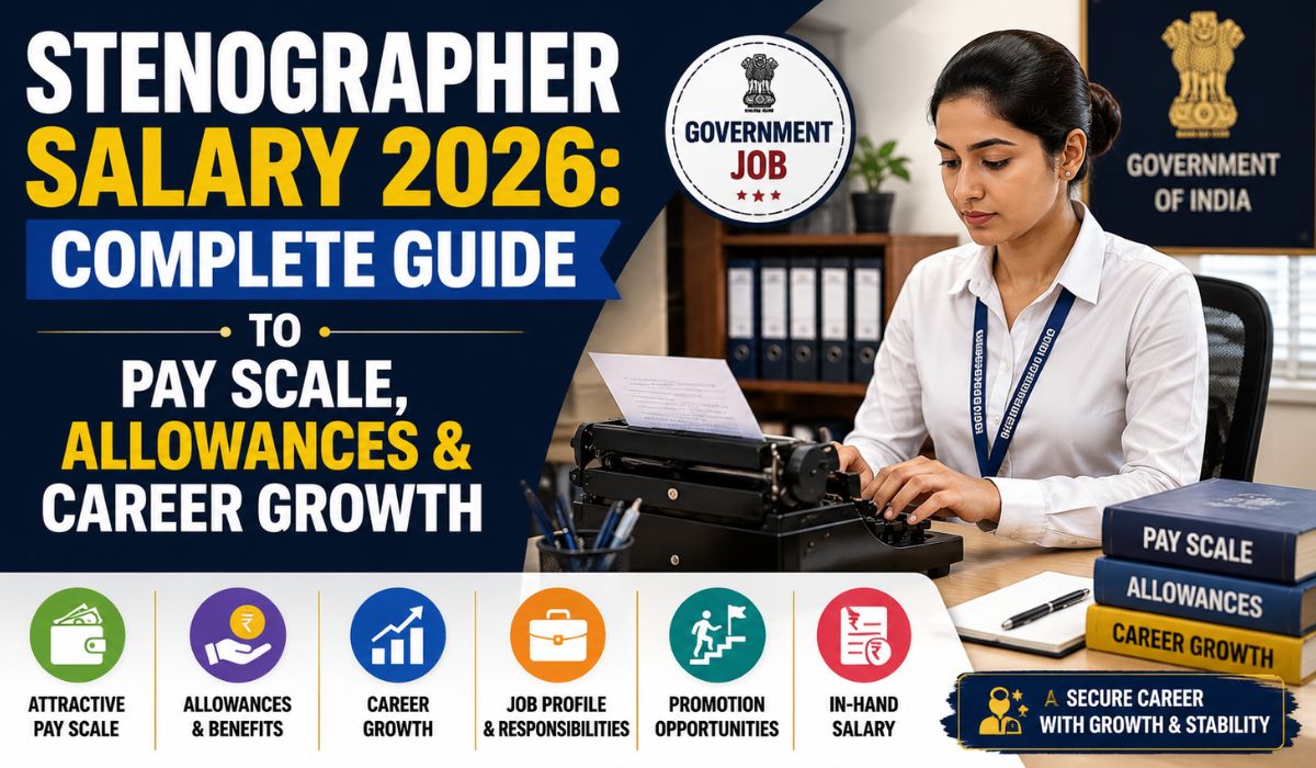 Stenographer Salary 2026: Complete Guide to Pay Scale, Allowances ...